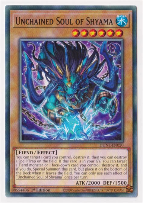 Unchained Soul Of Shyama Common Dune En020 Yu Gi Oh Single Card