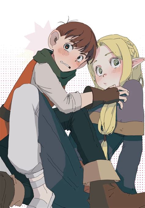 Marcille Donato And Chilchuck Tims Dungeon Meshi Drawn By Senawxoxo03