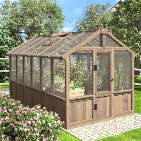 Veikous 8 Ft W X 16 Ft D Polycarbonate Walk In Greenhouse For