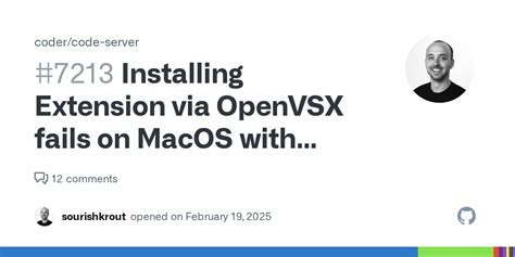 Installing Extension Via Openvsx Fails On Macos With Signature