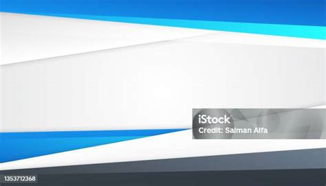 Latar Belakang Presentasi Abstrak Biru Putih Modern Dengan Konsep Perusahaan Ilustrasi Stok