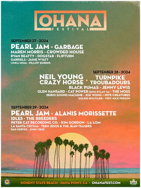 Ohana Festival Announces 2024 Lineup Loud Hailer Magazine