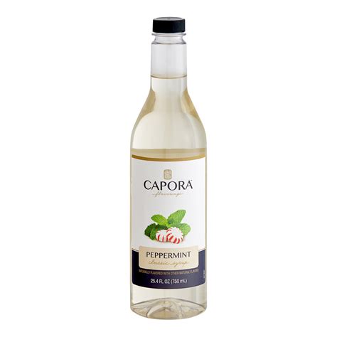 Capora Peppermint Flavoring Syrup 750 Ml