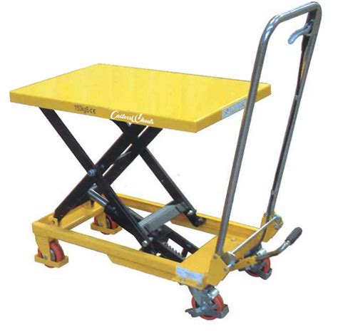 Manual Lifting Platform Load Capacity 500kg Lifting Up 880mm