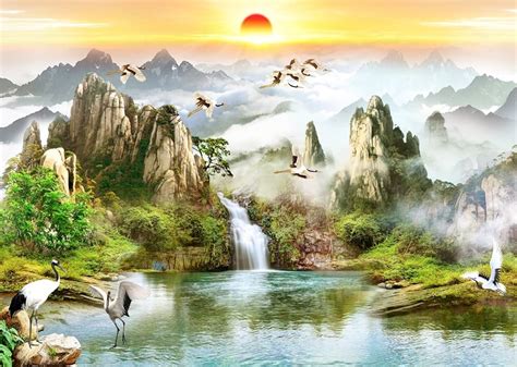 Chinese Landscape Wallpaper Hd