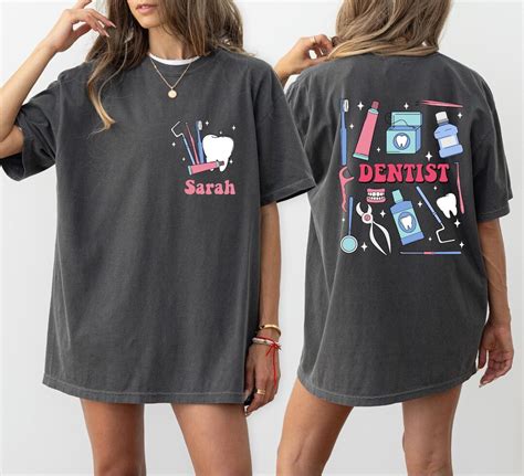 Comfort Colors® Dentist Custom Shirt Personalized Dentist Sweatshirt