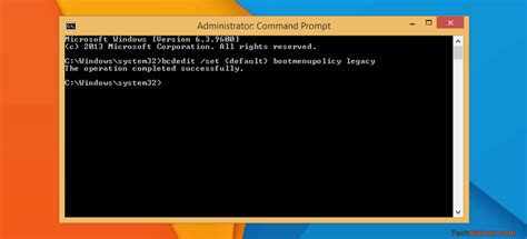 Switch Between Gui And Text Based Multi Boot Menu In Windows Techgainer