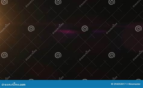 Anamorphic Lens Flares Advertisement Template Creative Concept