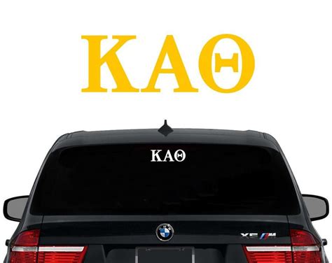 Kao Kappa Alpha Theta Greek Letters Sorority Decal Laptop Sticker Car