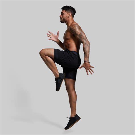 Versatile Short W Compression 5 Black Big Muscle Men Vigorous