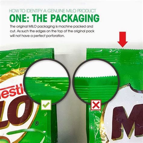 Patent Boon How To Identify Genuine Milo Packaging