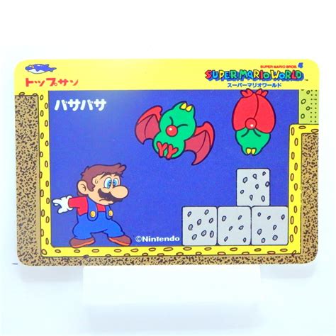 Carte Topsan Super Mario World Swoop Import Japon Seconde Vie