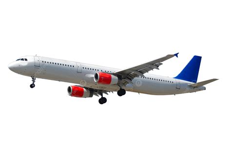 Plane Isolated On A White Background White Trip Gear Aircraft Png