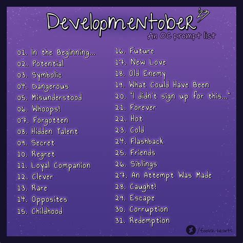 Developmentober 23 By Foolish Hearts On Deviantart