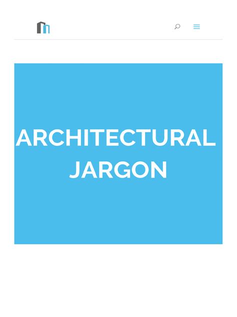 A Guide To Architectural Terms Pdf Building Wall