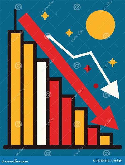 A Chart Showcasing A Severe Recession With A Noticeable Decrease In