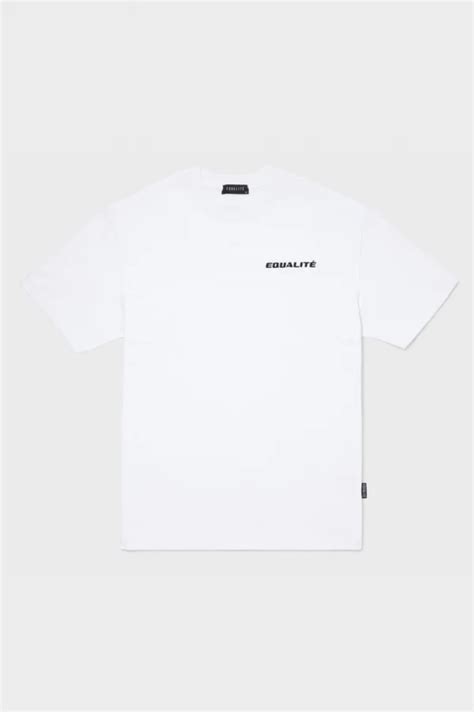 Equalite Essential Tee Wit White Op Mikes Just For Men