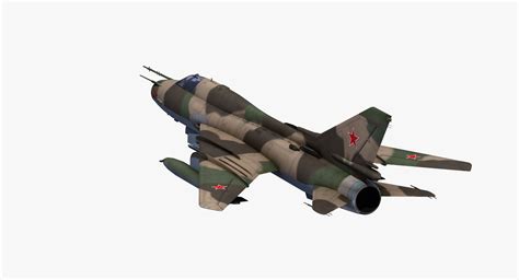 Su22 Fitter Strike Aircraft 3d Model 149 Max 3dm 3ds Dwg Fbx