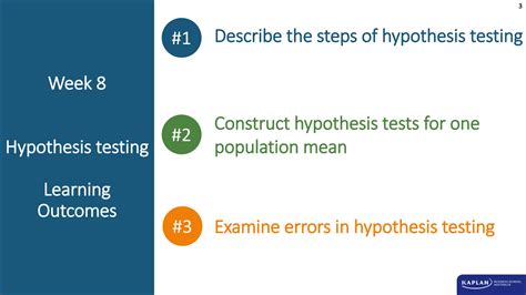Solution Stam4000 Quantitative Methods Lecture 8 Hypothesis Testing