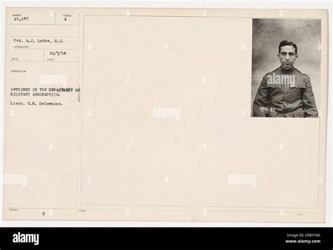 Private Aj Lubbe From The Signal Corps Is Pictured Here With