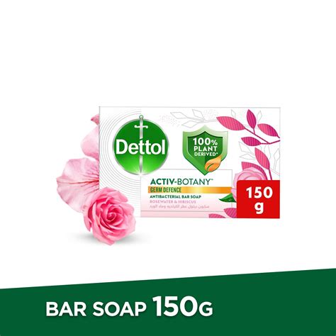 Buy Dettol Activ Botany Antibacterial Bar Soap Rosewater And Hibiscus