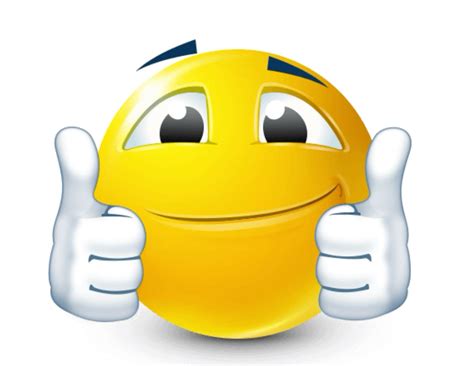👍🙂👍 Gotcha Emoji Funny Blue Emoji Thumbs Up Yellow Emoji Sticker