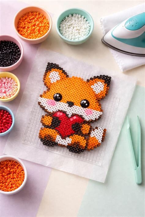 14 Cute Fox Perler Bead Patterns To Make Today Footted