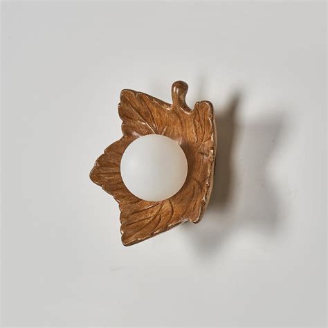 Maple Leaf Wall Light 7″ 7 8″ Docos