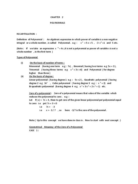 Polynomials Pdf Polynomial Computational Science
