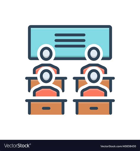 Classroom Royalty Free Vector Image Vectorstock