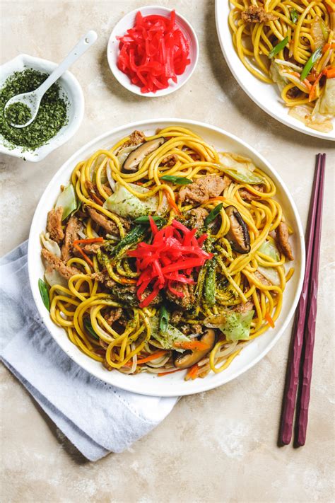 Vegan Yakisoba Japanese Stir Fry Noodles Okonomi Kitchen