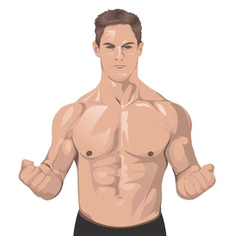 Muscle Flex Pose Vector Art Icons And Graphics For Free Download