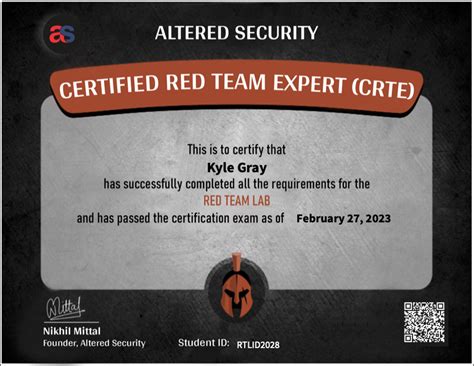 Certified Red Team Expert Crte Review