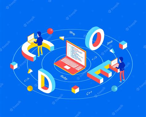 Premium Vector Software Development Concept