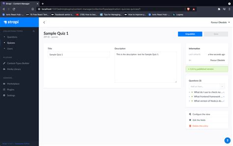 how to build a quiz app with nextjs and electron powered by a strapi
