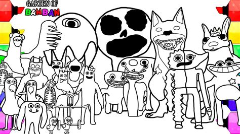 Garten Of Banban 4 New Coloring Pages