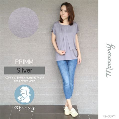 เลคกิ้งคนท้อง 4 จุด เสื้อให้นม Mommory รุ่น Primm แบบแหวกข้าง Shopee Thailand