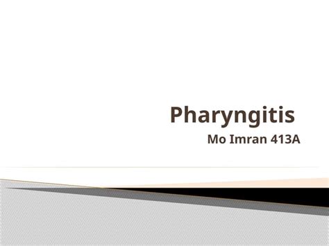 Pharyngitis And Its Nursing Management Pdf