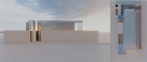 Architecture Project Translucent Glass Facade With Spiral Expanse In Eco Friendly Living Space