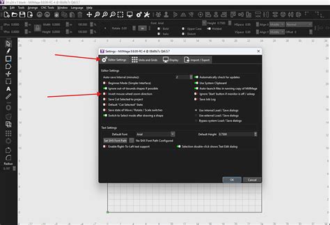 Scroll And Grid Darkness Settings Millmage Software Questions