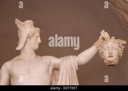 Statue Of Perseus Triumphant Depicting Perseus Holding Severed Head Of