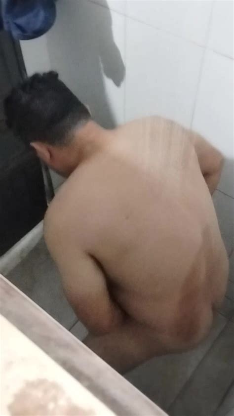 Spy Male 0083 Truck Driver Going To Take A Shower