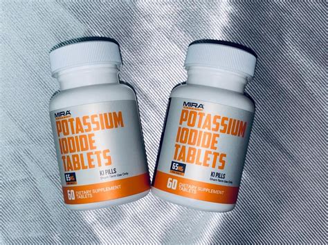 Potassium Iodide Tablets Radiation Pills Mira Safety