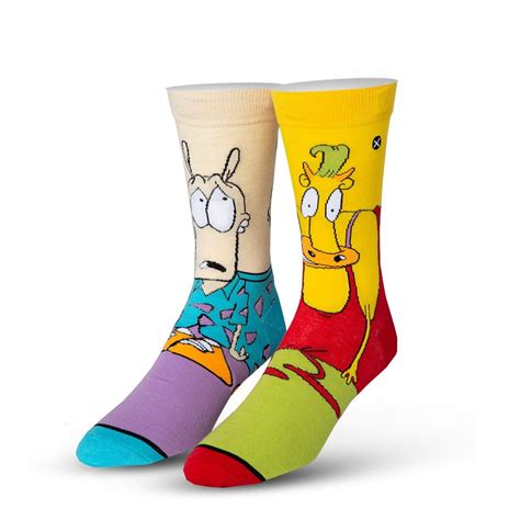 Cartoons Odd Sox Crazy Socks Modern Socks Mens Crew Socks