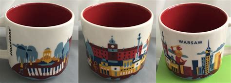 You Are Here Warsaw Starbucks Mugs