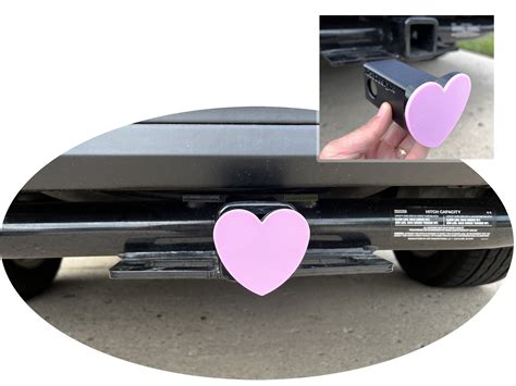 Heart Hitch Cover Pink Fits 2 Inch Receivers Class 3 4 5 For Toyota