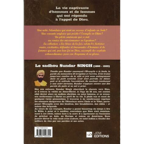 Le Sadhou Sundar Singh Geoff Et Janet Benge Les Héros De La Foi