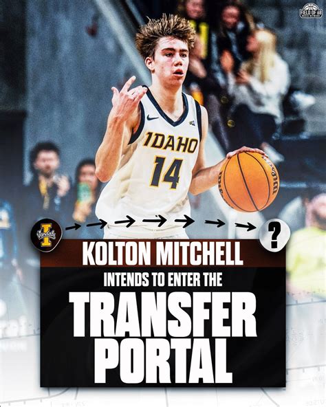 Idaho Rs So Guard Kolton Mitchell Intends To Enter The Transfer Portal