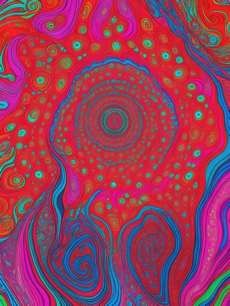 Premium Photo Psychedelic Background Wallpaper