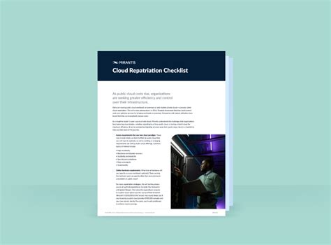Cloud Repatriation Checklist Mirantis